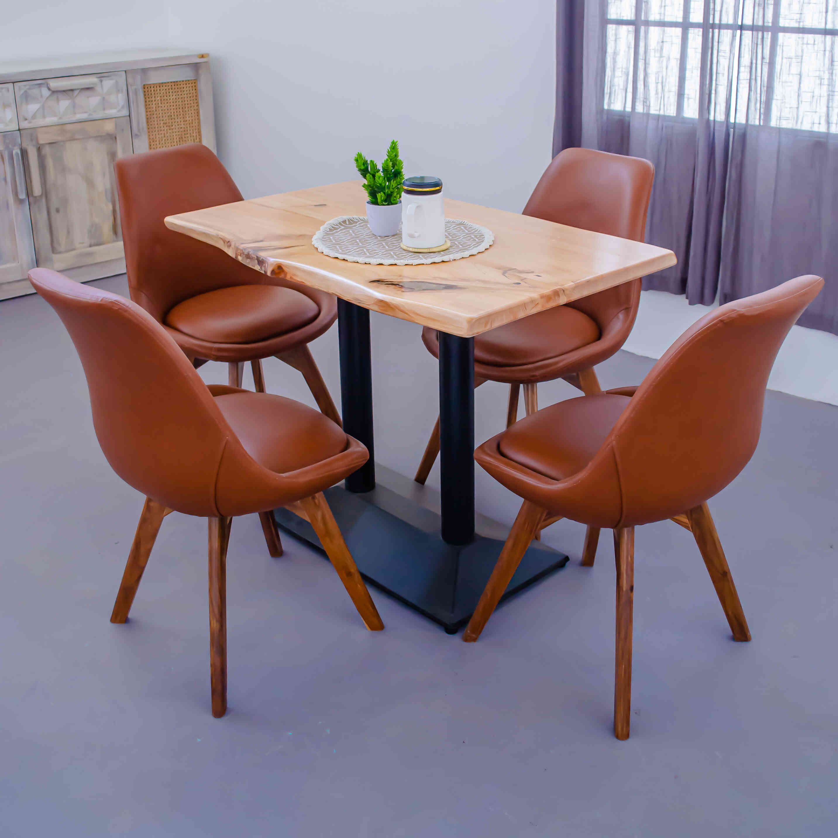Double Pole Cafe Table