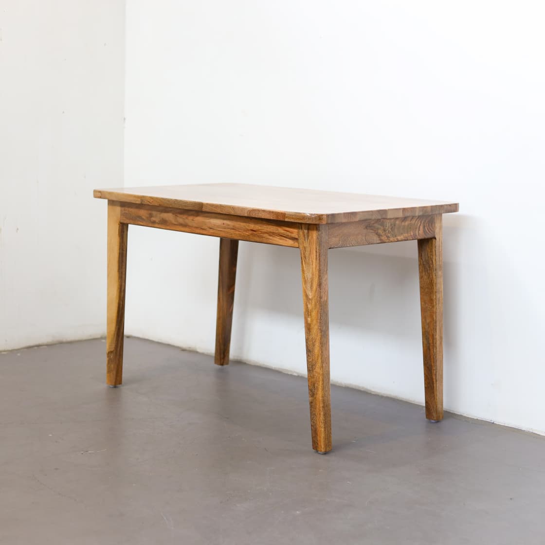 Karma Dining Table – Solid Mango Wood, Rustic Modern Style, Handcrafted ...